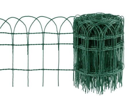 China Green Garden Border Edging Folding Fence Roll/PVC Coated Lawn ...