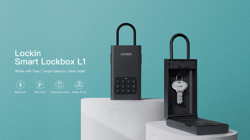 China Tuya IOT smart home Smart Key Lock Box Bluetooth Remote access ...