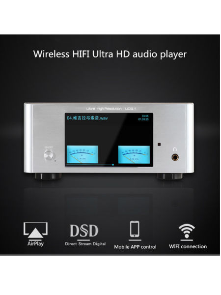 China JF Digital UDS-1 AK4495/ES9018 decoder HiFi player DSD audio ...