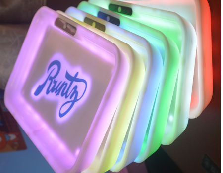 China Wholesale Custom Plastic Glowing Light Up Tray Led Tray Runtz ...