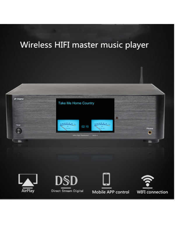 China JF Digital UDS-3 AK4495 decoding HiFi player DSD audio decoder ...