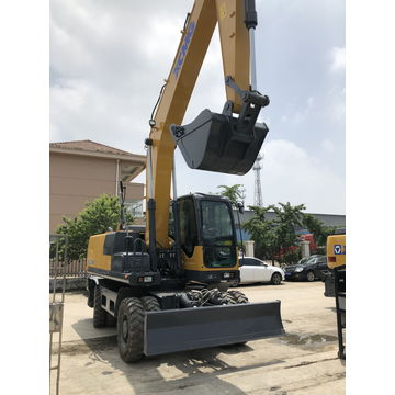 China Excavators,Wheel Excavator 15ton XE210WB Cummins Engine Digger ...