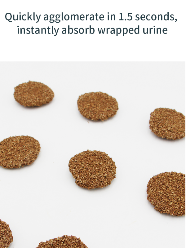 China Gold Mineral cat litter, bentonite cat litter dust-free ...