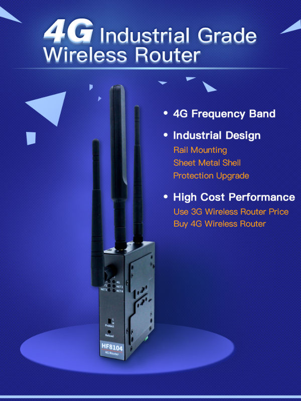 China Industrial 4G/3G/GPRS 4 Ports RJ45 Linux System Router on Global ...