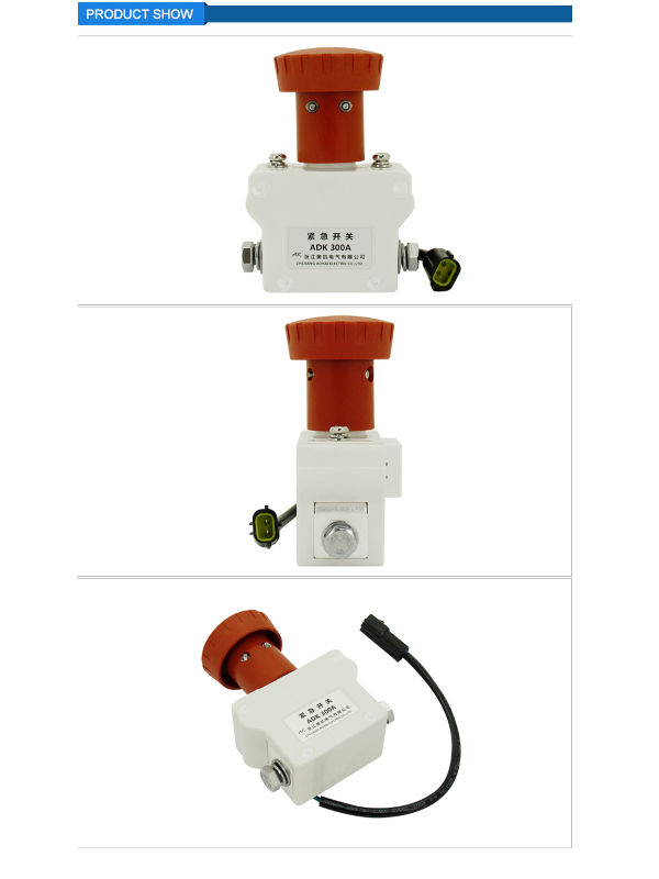 China 80VDC 300A SPST NC Normally Closed Emergency Disconnect Switch ...