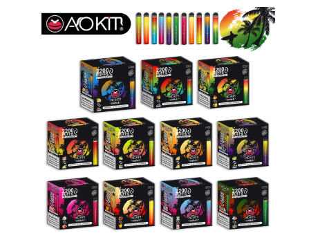 China Hot Sale 2200puffs Aokit Switch Dual Flavor Disposable Vape Pen ...