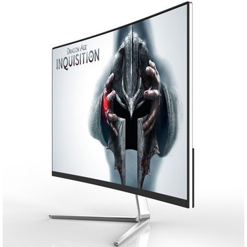 China 23.8 inch curved monitor without bezel, 60Hz/144Hz/165Hz/240Hz on ...