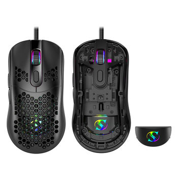 China RGB light gaming mice, With software can be programmable. Special ...