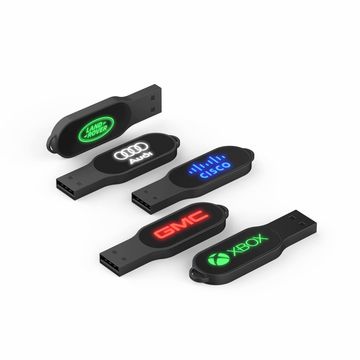 China Promotional LED indicator USB Flash Drive With Colourful LED ...