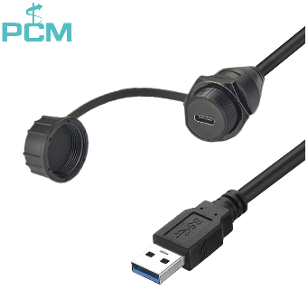 China Waterproof USB Connector IP68 MICRO USB Female/Male with Cable ...