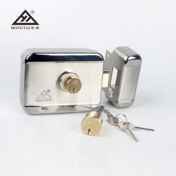 China Universal Electric Lock Motorized Rim Lock for Access Control ...
