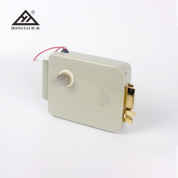 China Electric Lock Outdoor Gate Lock Electric Rim Lock 12VDC For Video ...