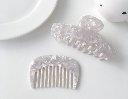 Acetate Comb Set,Hair Comb,Cellulose Acetate Hair Claw,Environmentally ...