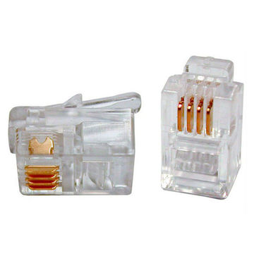 China RJ11 telephone PLUG modular male connector on Global Sources,RJ11 ...