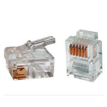 China RJ11 telephone PLUG modular male connector on Global Sources,RJ11 ...