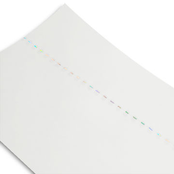China Security paper with single vertical window line watermark ...