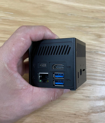 China Celeron J4125 mini cube PC with max 8GB RAM m.2 2242 SSD Gigabit ...