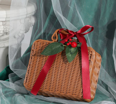 Vintage Rattan Mini Storage Case Gift boxes, Gift boxes Confectionery ...