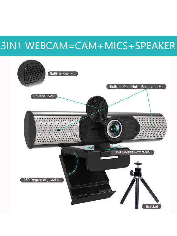 China 1080P Webcam with Microphone, Speaker & Privacy Cover. 2021 ...
