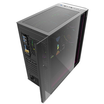 China 2021 Hot sale ATX computer case with tempered glass materials on ...