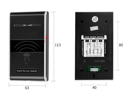 China No-touch automatic door opener Hands Sensor Switch on Global ...