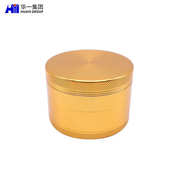 China Traditional 75mm 4 pieces ceramic black aluminum herb combo ...