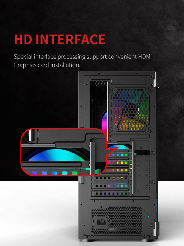 China Computer case & Tower Micro ATX Gamer CPU Case Gaming on Global ...