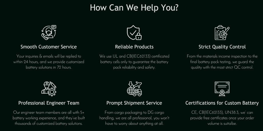 14.8V 5000mAh Lithium-ion Battery Pack built by UL CB 26650 3.6V ...