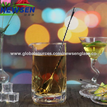 China Newsen 500ml handmade cocktail mixing glass shaker on Global ...