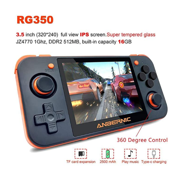 China ANBERNIC RG350 RG350P Handheld Game Player HD Video Player PS1 ...