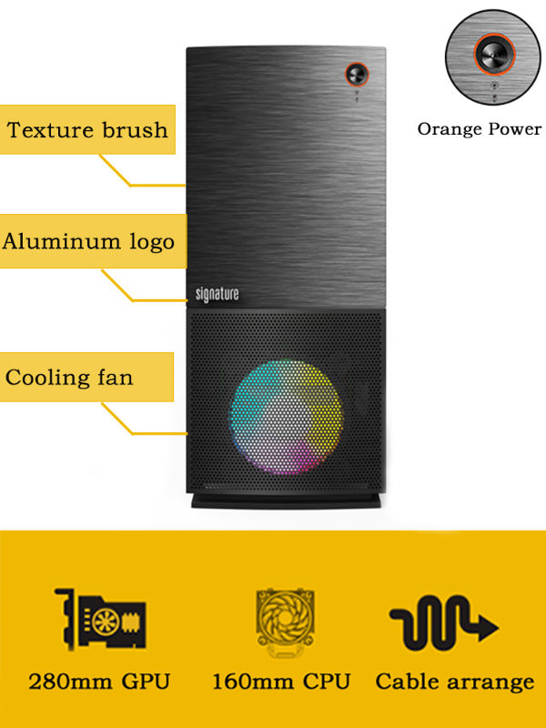 China Computer Cases & Towers Desktop ATX Computer Case on Global ...