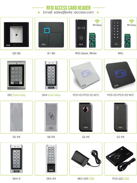 China ABS Proximity Key Card Reader Entry Control System Open Door ...