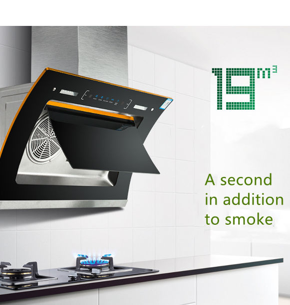 Dual Motor Strong Suction Range Hood, kitchen ventilator cooker hood ...