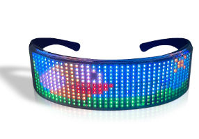 China LED Bluetooth Full Color Luminous Glasses on Global Sources,APP ...