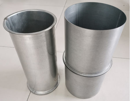 China Dust collector duct fittings round extraction pipe on Global ...