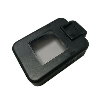 China Double shot injection molding overmolding plastic part PC with ...