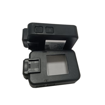 China Double shot injection molding overmolding plastic part PC with ...