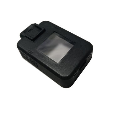 China Double shot injection molding overmolding plastic part PC with ...