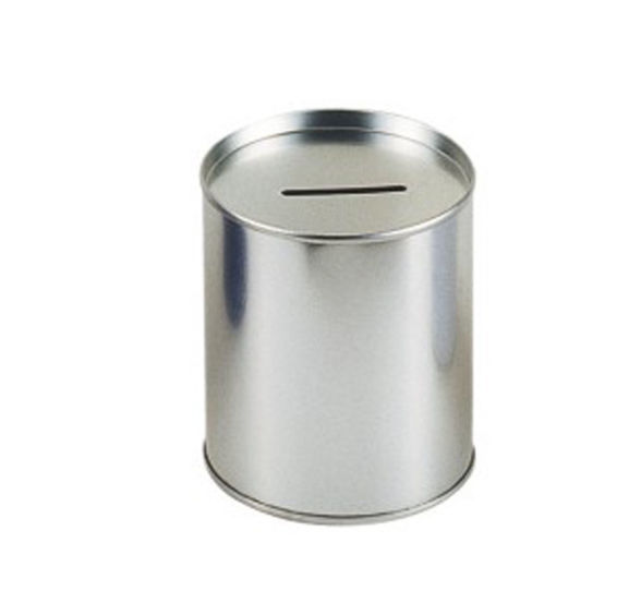 China Tin canister Metal coin tin box plain round tin box on Global ...