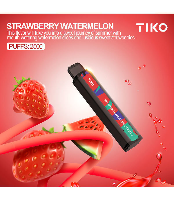 Novelty Tiko 2500 Puffs Bar 4.95 ML Disposable Vape, disposable ...