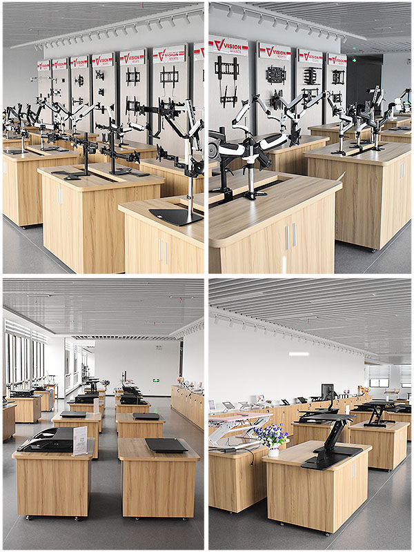 China V-Mounts Four Arms Height Adjustable Mechanical Spring LCD Desk ...