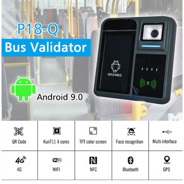 China A9.0 Automatic NFC Bus Ticket Machine Validator With QR Code P18 ...