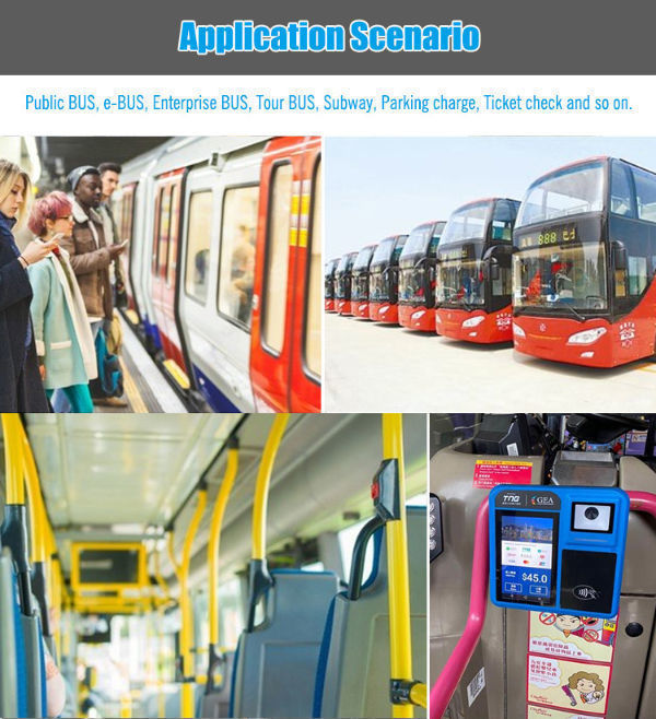 China A9.0 Automatic NFC Bus Ticket Machine Validator With QR Code P18 ...