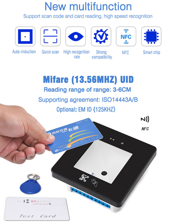 China Shenzhen price supermarket automatic range high sensitive qr code ...