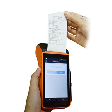 China Handheld POS Terminal Machine 5inch Display Android 7.0 NFC ...