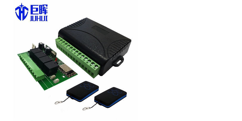 JH-kit02 12/24V 4 channel WiFi receiver with 433MHz frequency, WiFi ...