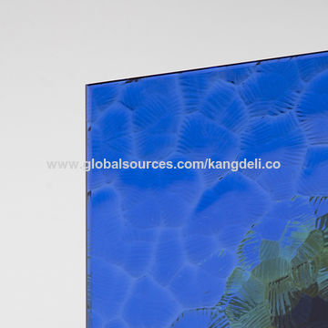China Blue Ripple Patterned Glass on Global Sources,Patterned Glass ...