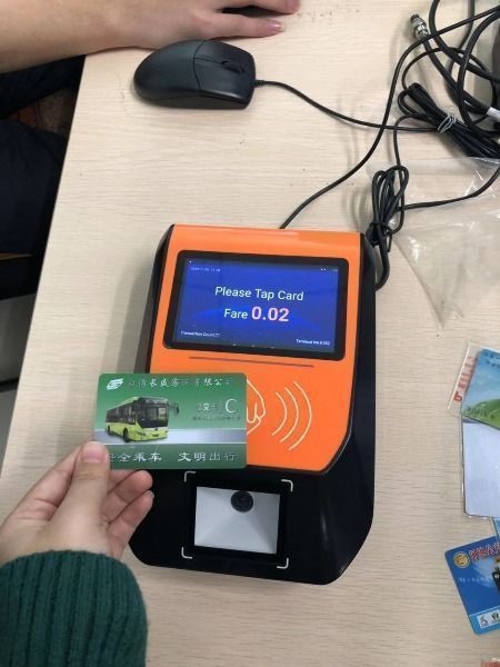 Onboard Vehicle RFID reader GPS location system with NFC reader and ...