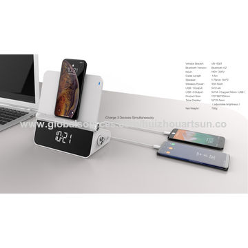 China Wireless Charging Dock with Upgraded Bluetooth Speakers Wireless ...