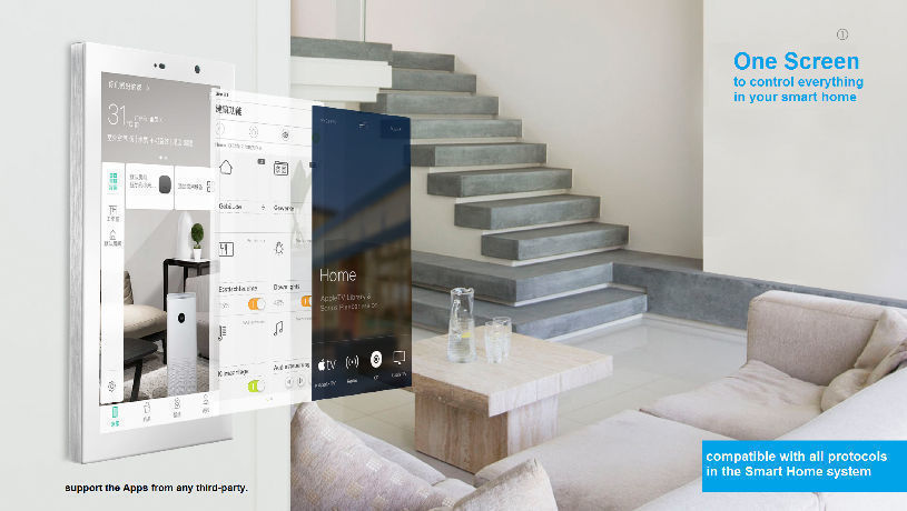 China Smart Home Touch Control Panel, 5.7" Touch Screen Smart Switch ...